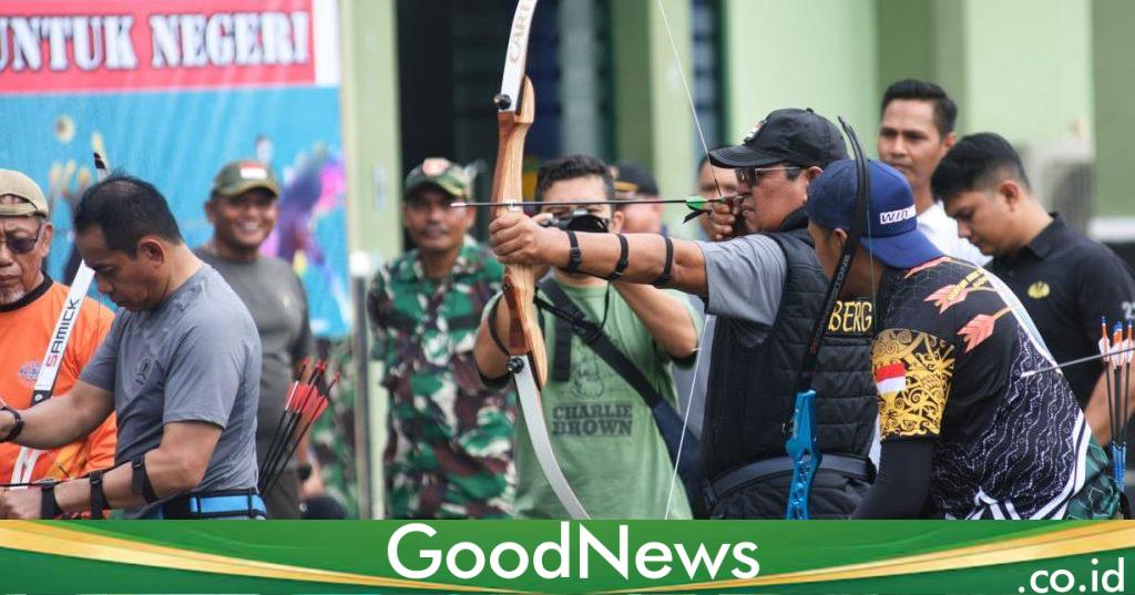 HUT ke-65 Kodam VI Mulawarman, Bidikan Paman Birin Juarai Lomba Panah - Goodnews.co.id